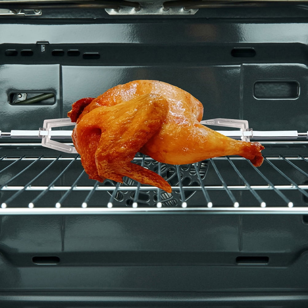 HOMEMAXS 6Pcs Heavy Duty Stainless Steel Rotisserie Meat Fork Roast ...