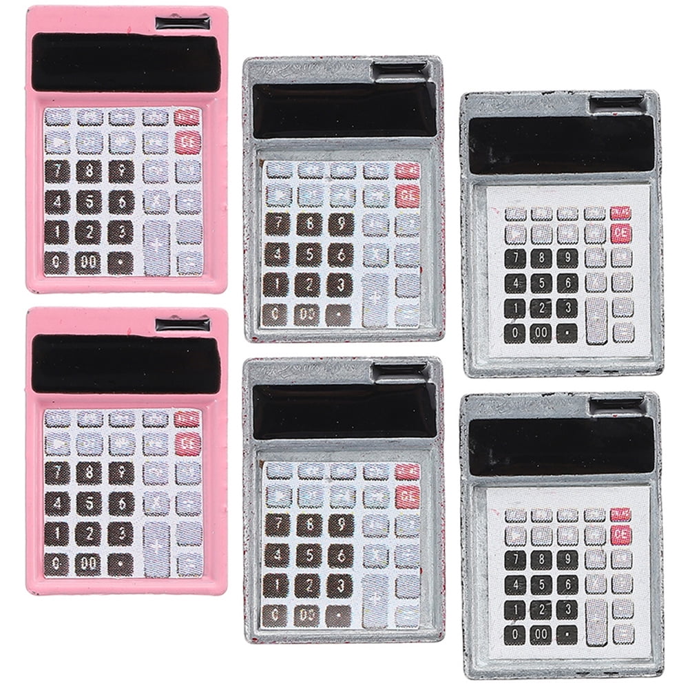 HOMEMAXS 6Pcs Mini Calculator Photo Props Mini House Decors Simulated ...