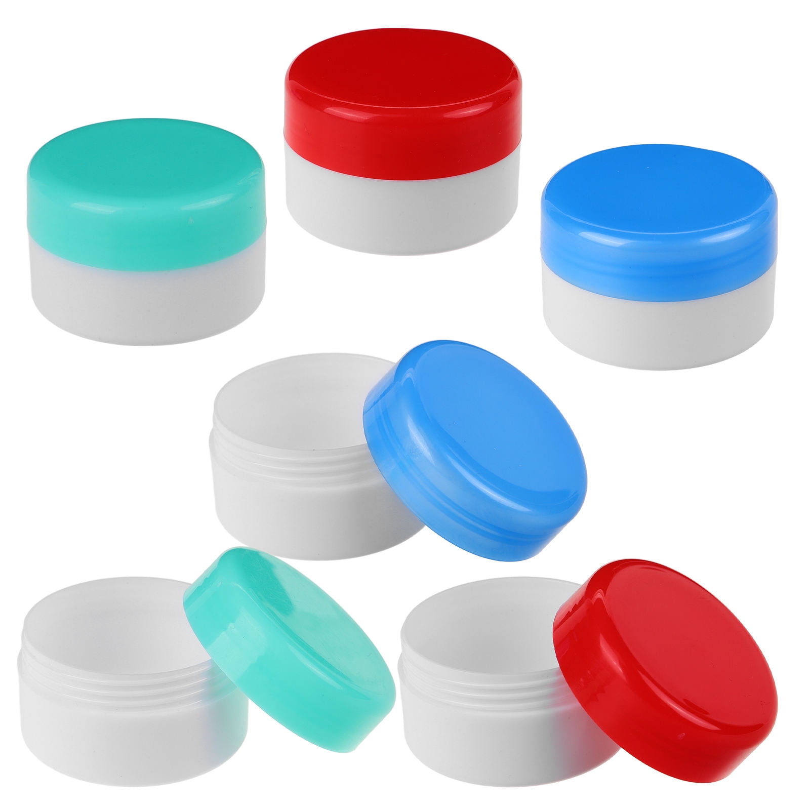HOMEMAXS 6Pcs Refillable Cream Jars Lotion Containers with Lids ...