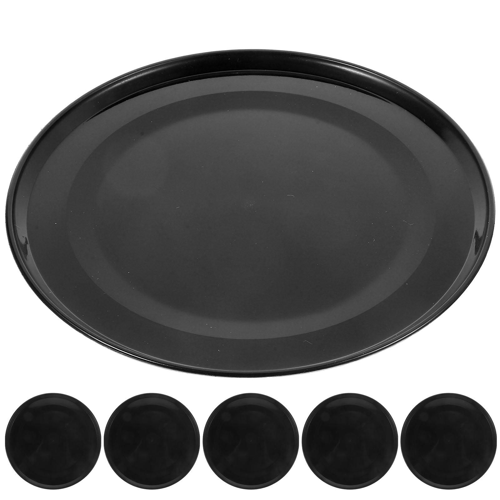 HOMEMAXS 6Pcs Round Shape Potted Plants Tray Plastic Plant Saucer Tray ...