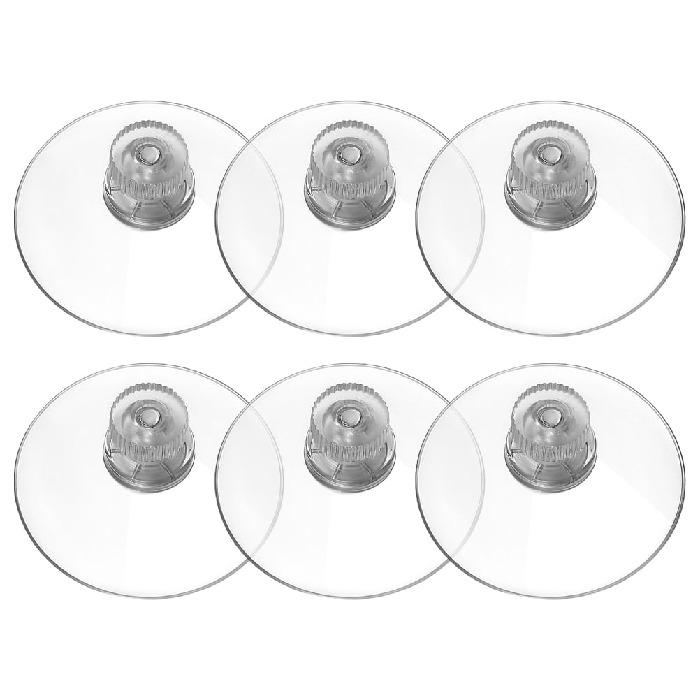 HOMEMAXS 6Pcs Suction Cups Clear Suction Pads Bathroom Suction Holders ...