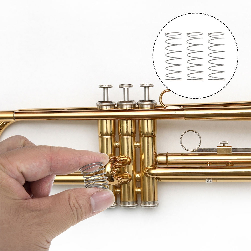 HOMEMAXS 6Pcs Trumpet Accessories Stainless Steel Trumpet Button ...