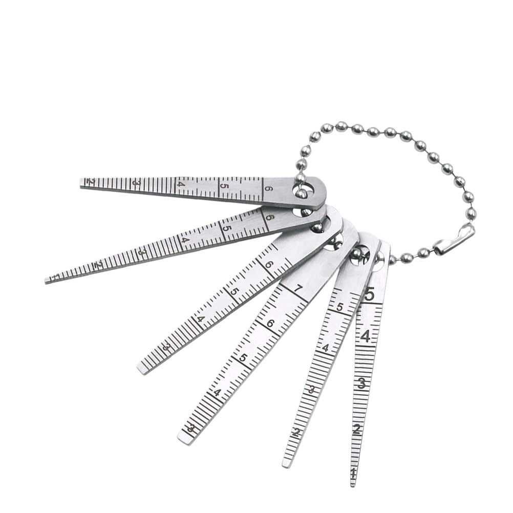 HOMEMAXS 6pcs 0-7 Welding Inspection Gauge Stainless Steel Taper Metric ...