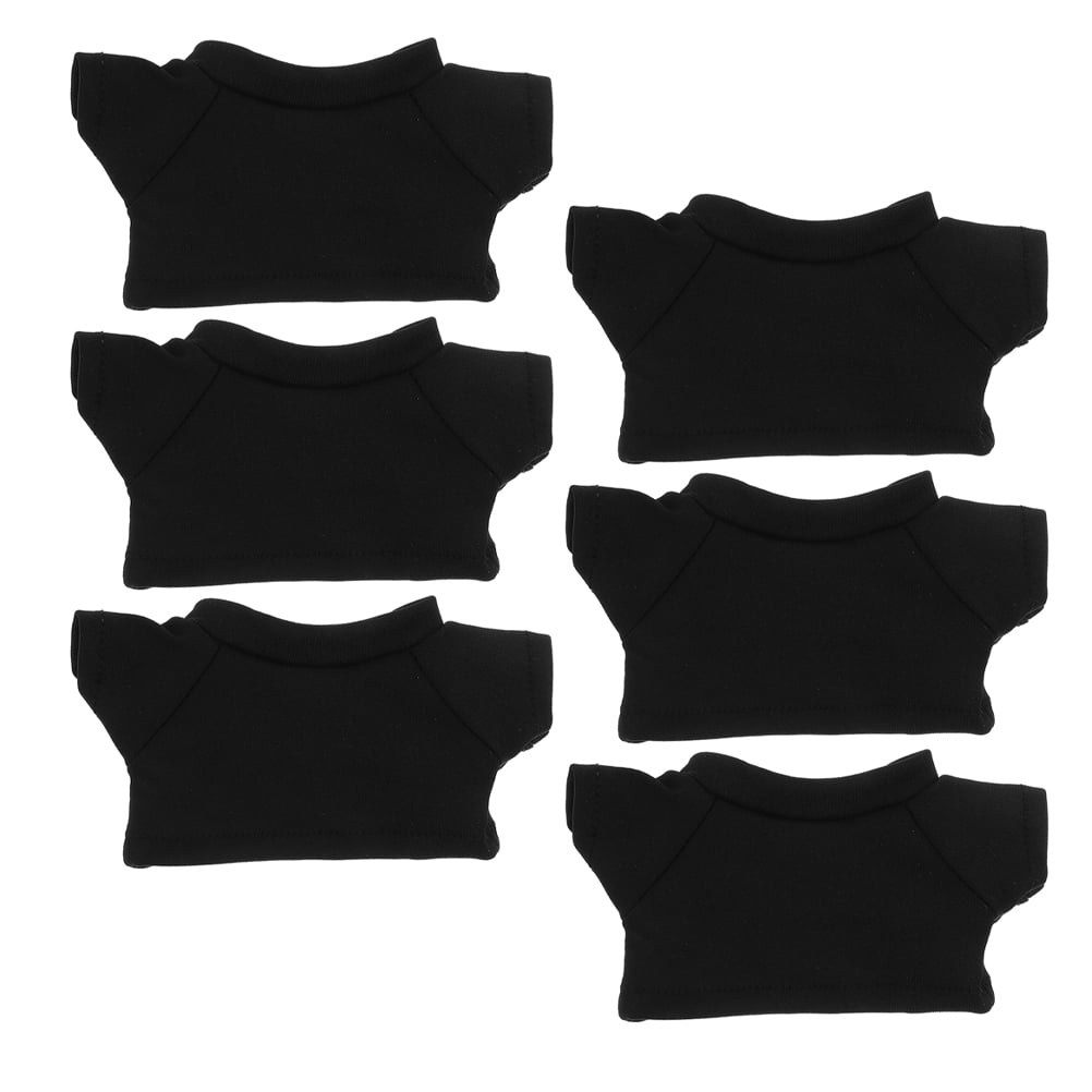 HOMEMAXS 6pcs Bear T-Shirt For Stuffed Animals Mini Bear Clothes ...