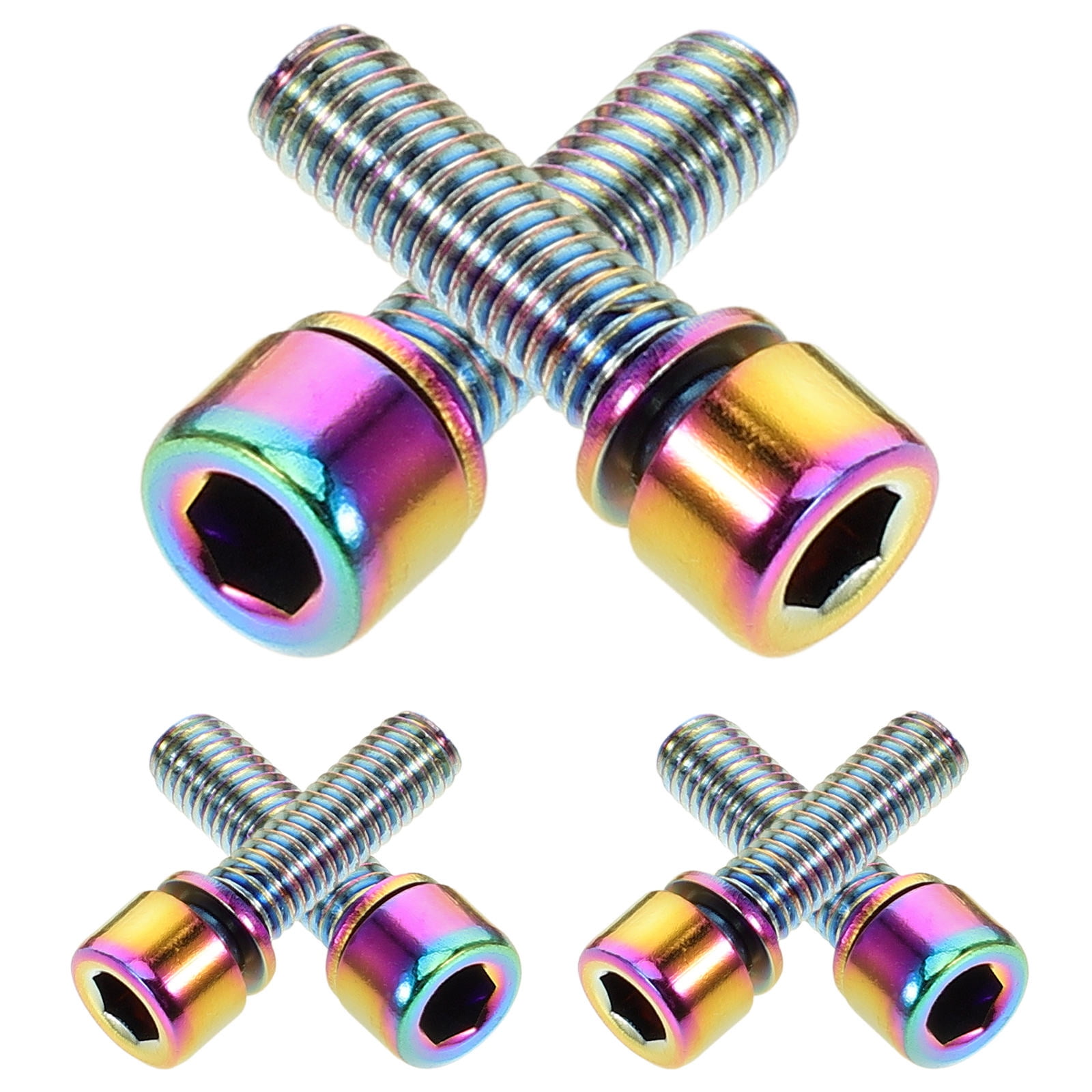 HOMEMAXS 6pcs Bike Screws Bike Bolts Screw Road Bike Stem Bolts Bike ...