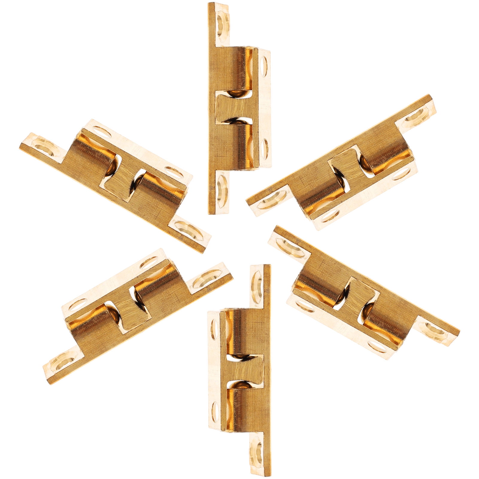HOMEMAXS 6pcs Brass Ball Catch Cabinet Latch Door Catch Closet Ball ...