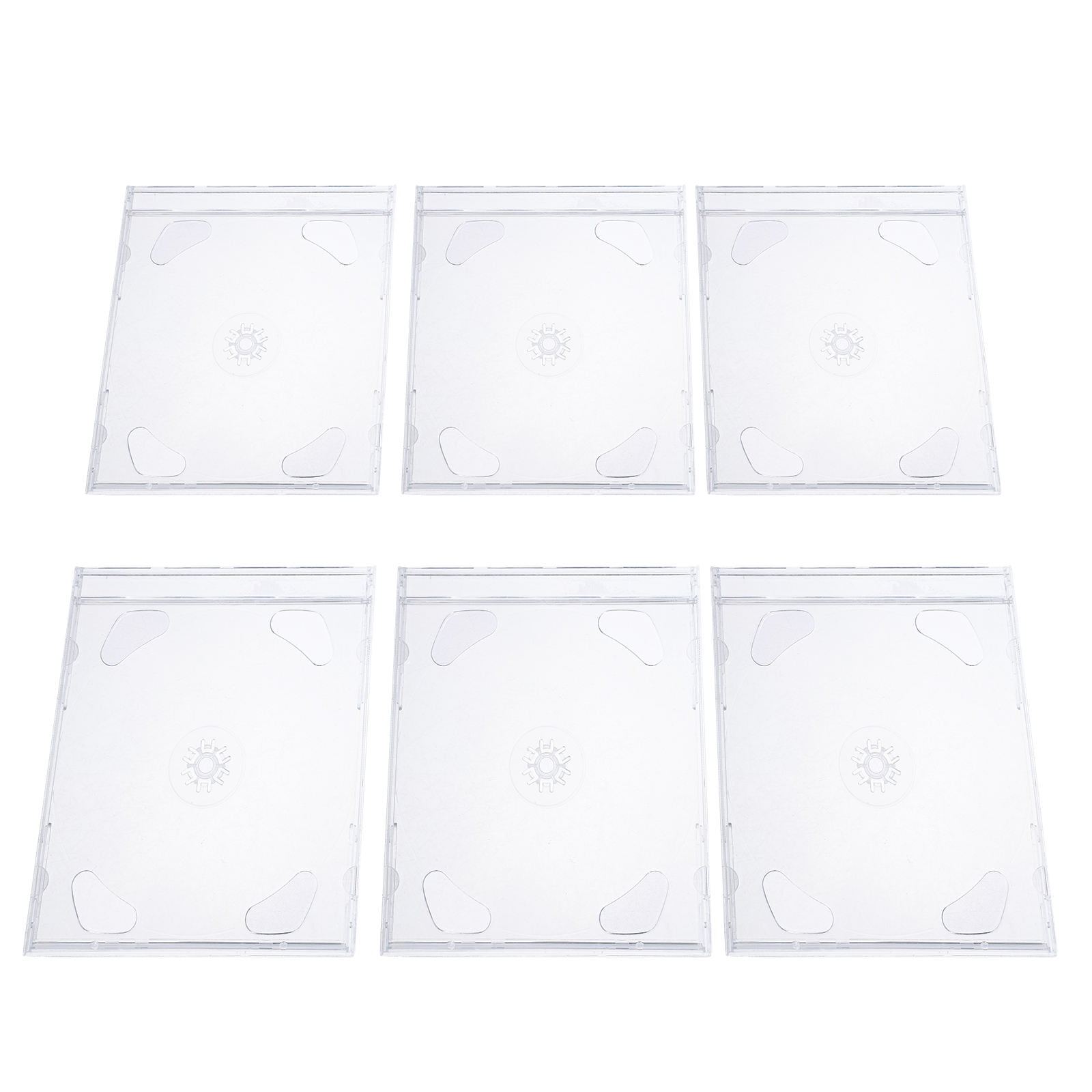 HOMEMAXS 6pcs CD Box CD Holders Portable Disc Storage Organizers DVD ...