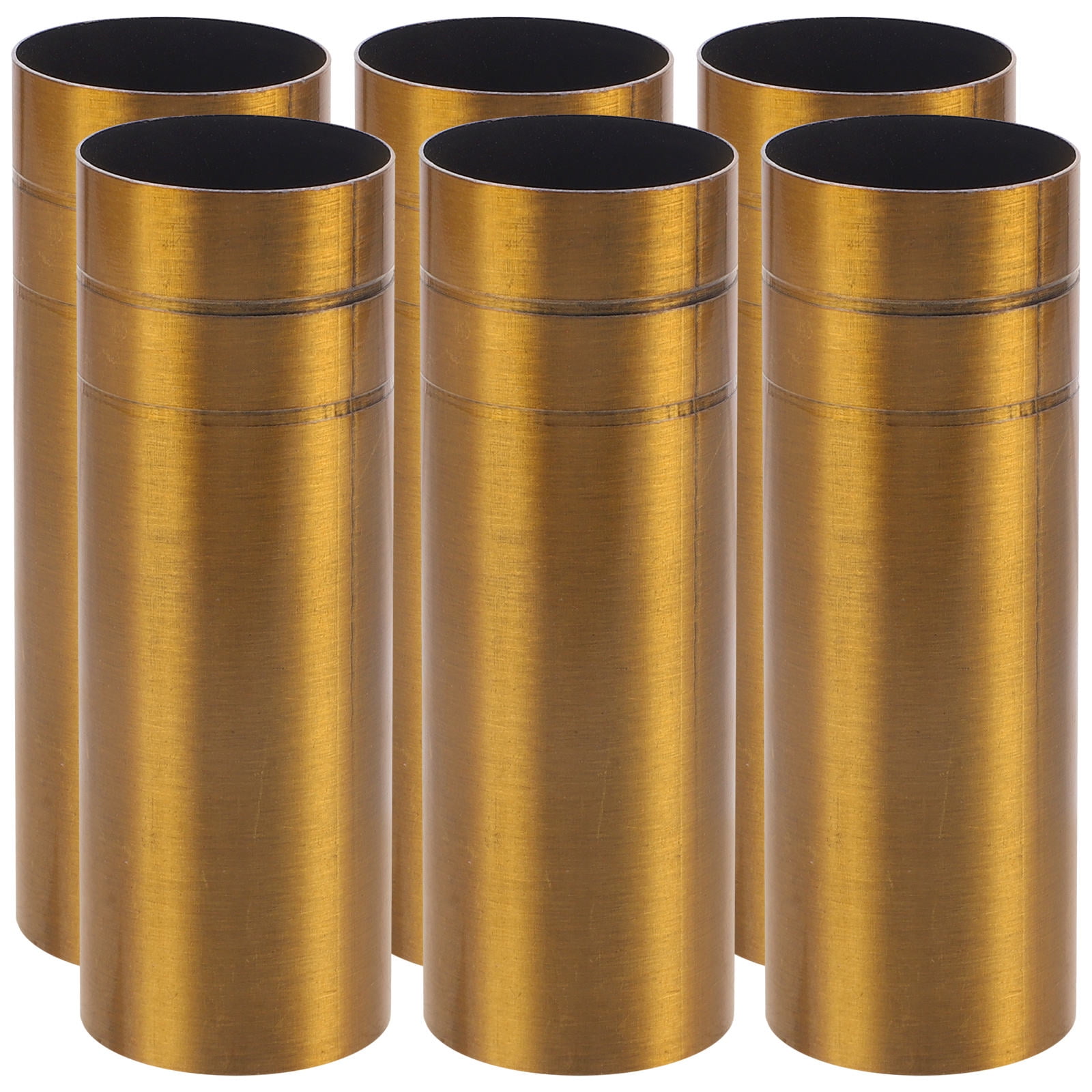 HOMEMAXS 6pcs Chandelier Lamp Base Sleeves Metal Candle Light Socket ...