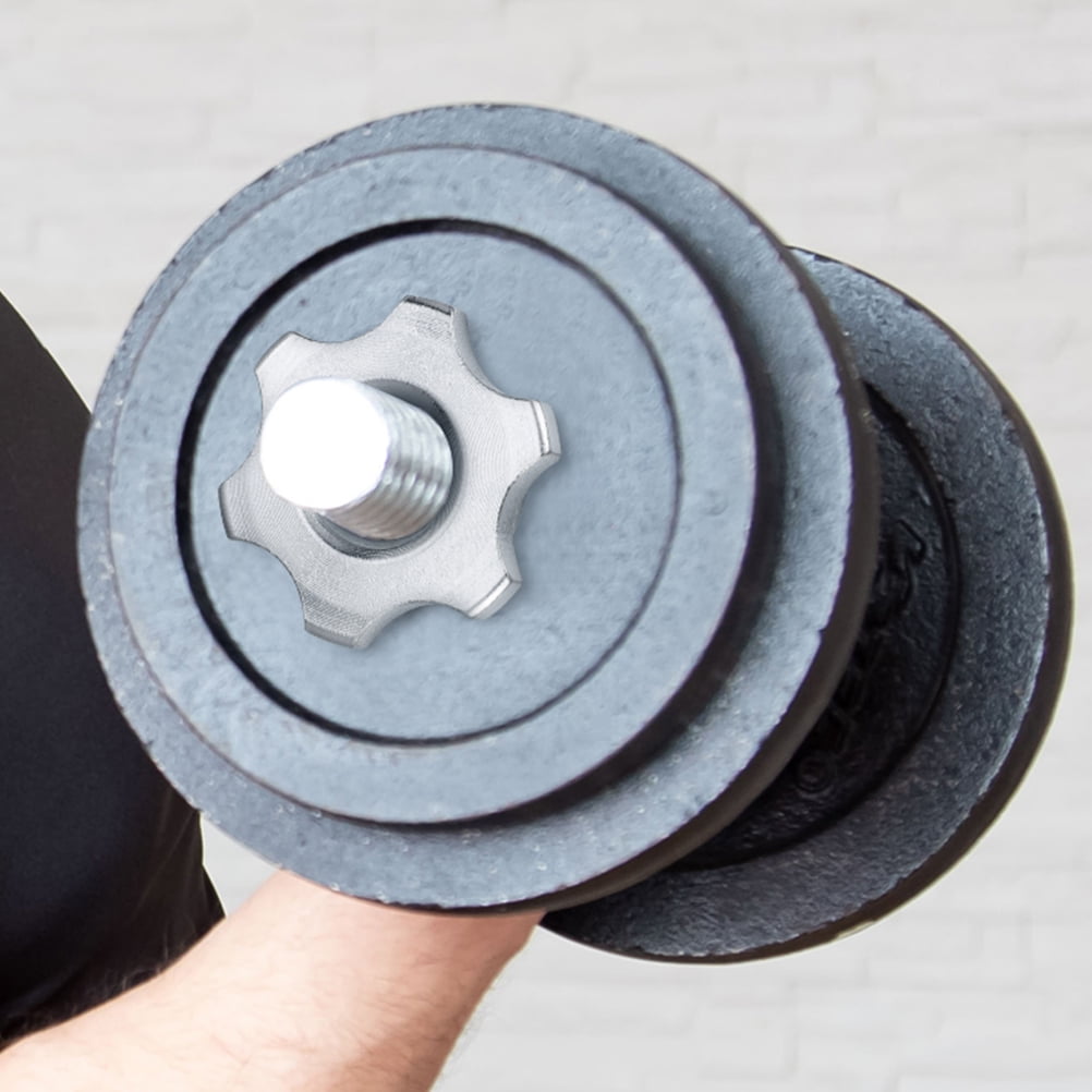 HOMEMAXS 6pcs Dumbbell Locking Nut Self-locking Barbell Nut Barbell ...