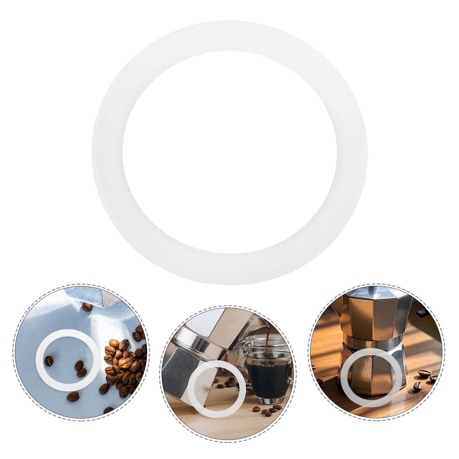 6pcs Espresso Maker Gasket Coffee Pot Replacement Gasket Coffee Pot ...