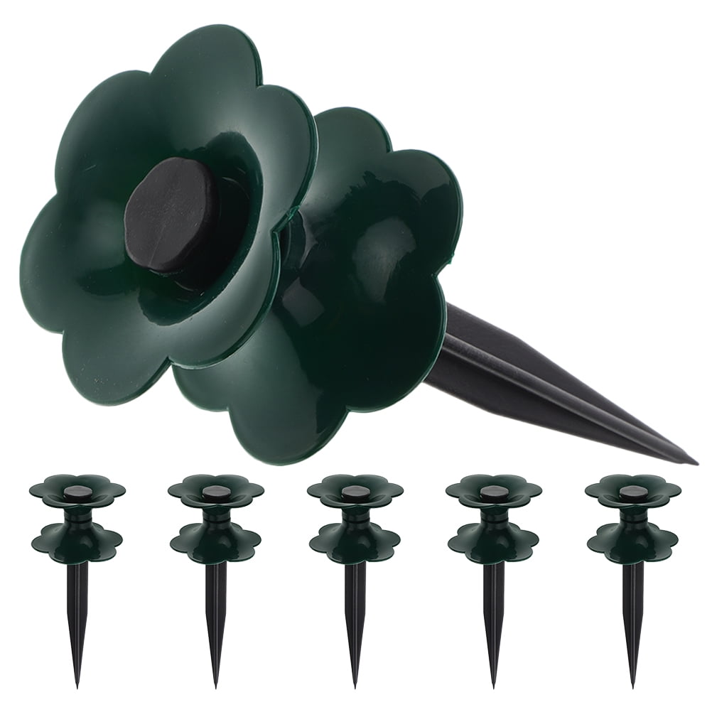 HOMEMAXS 6pcs Garden Hose Guide Spike Water Hose Holder Spike Stand ...
