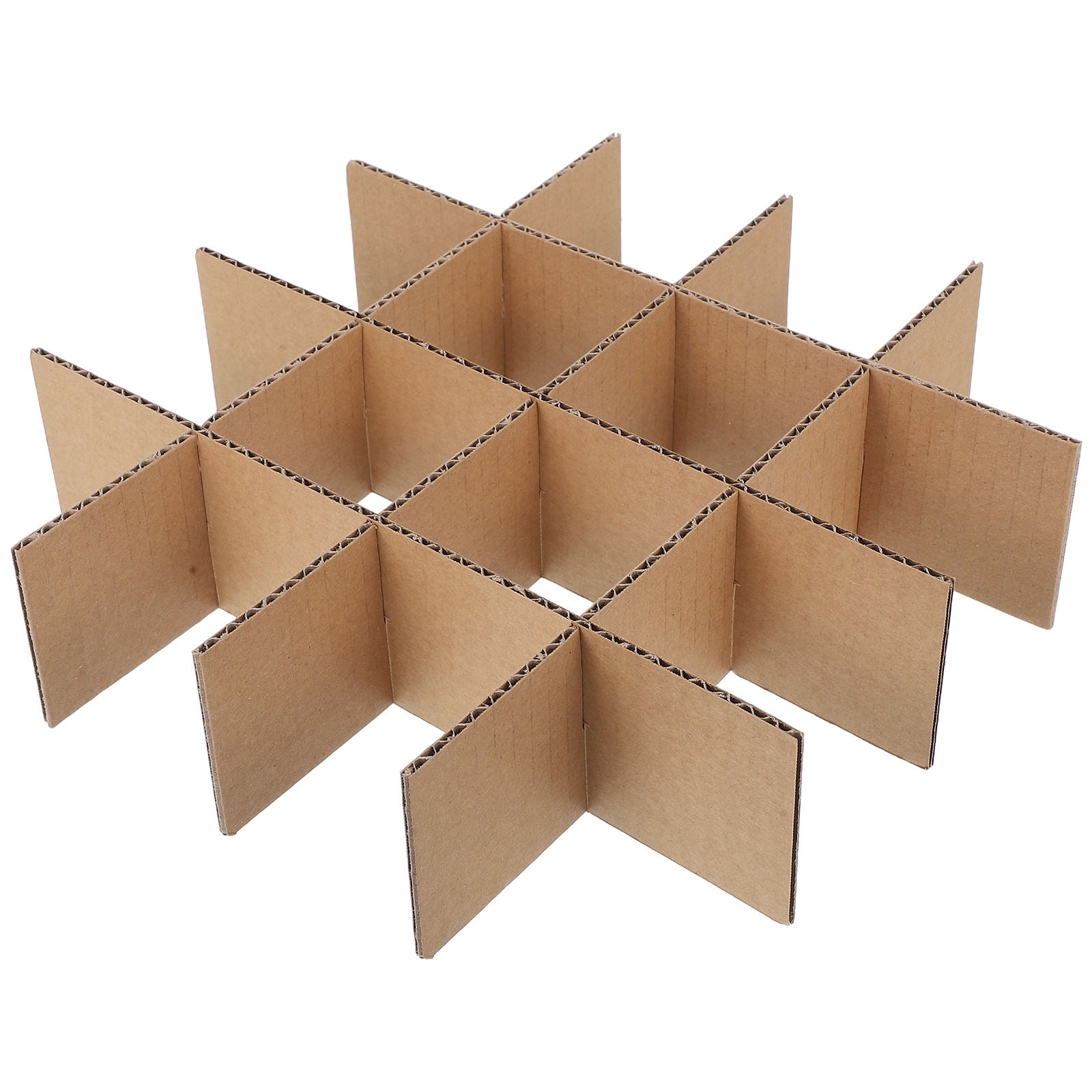 HOMEMAXS 6pcs Glass Packing Kits With Cardboard Divider And Packing ...