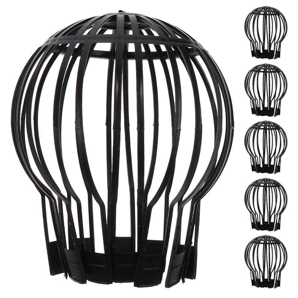 HOMEMAXS 6pcs Gutter Debris Filter Plastic Leaf Guard Downspout ...