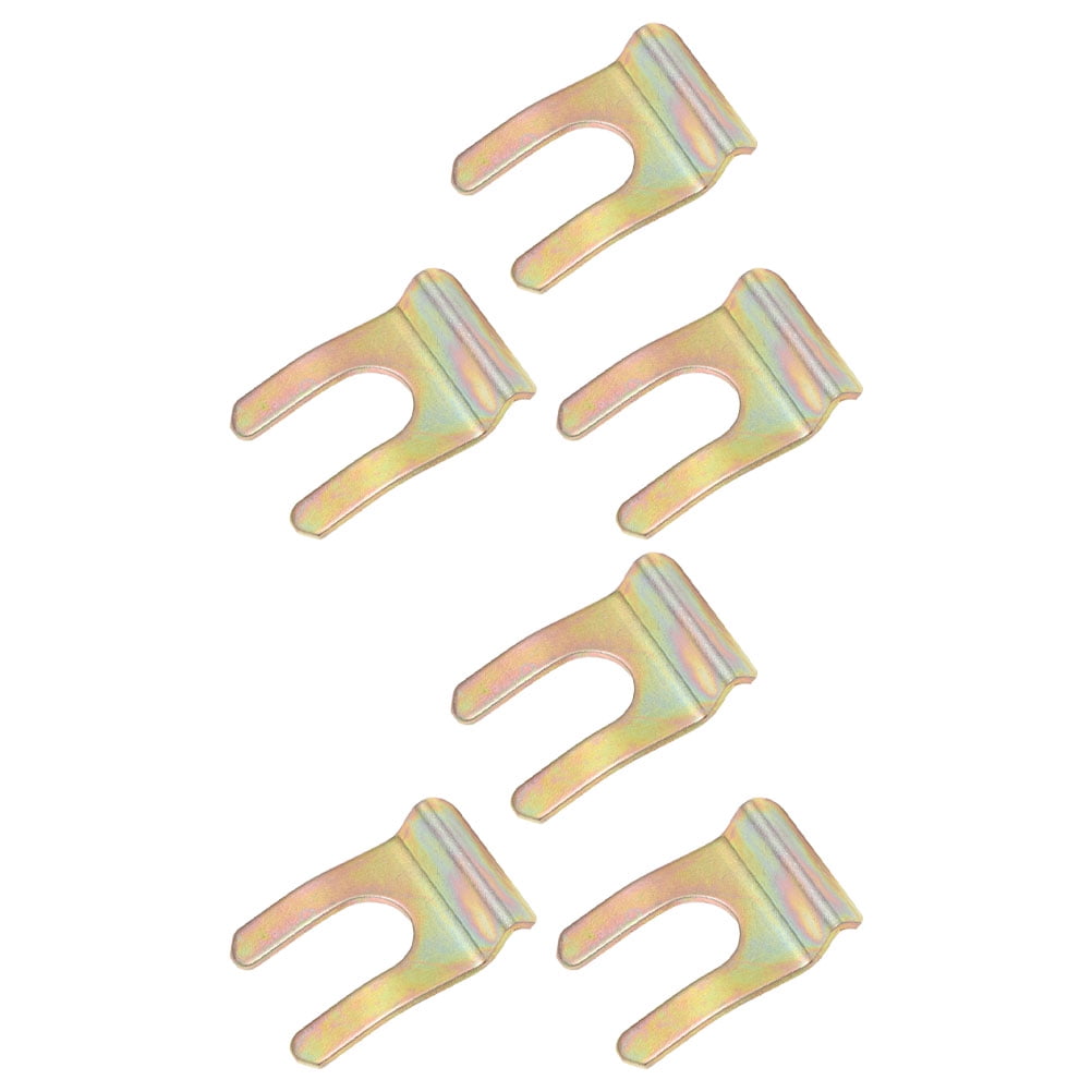 6pcs Iron Brake Line Clamps U-Shaped Pipe Holders Heavy Duty ...