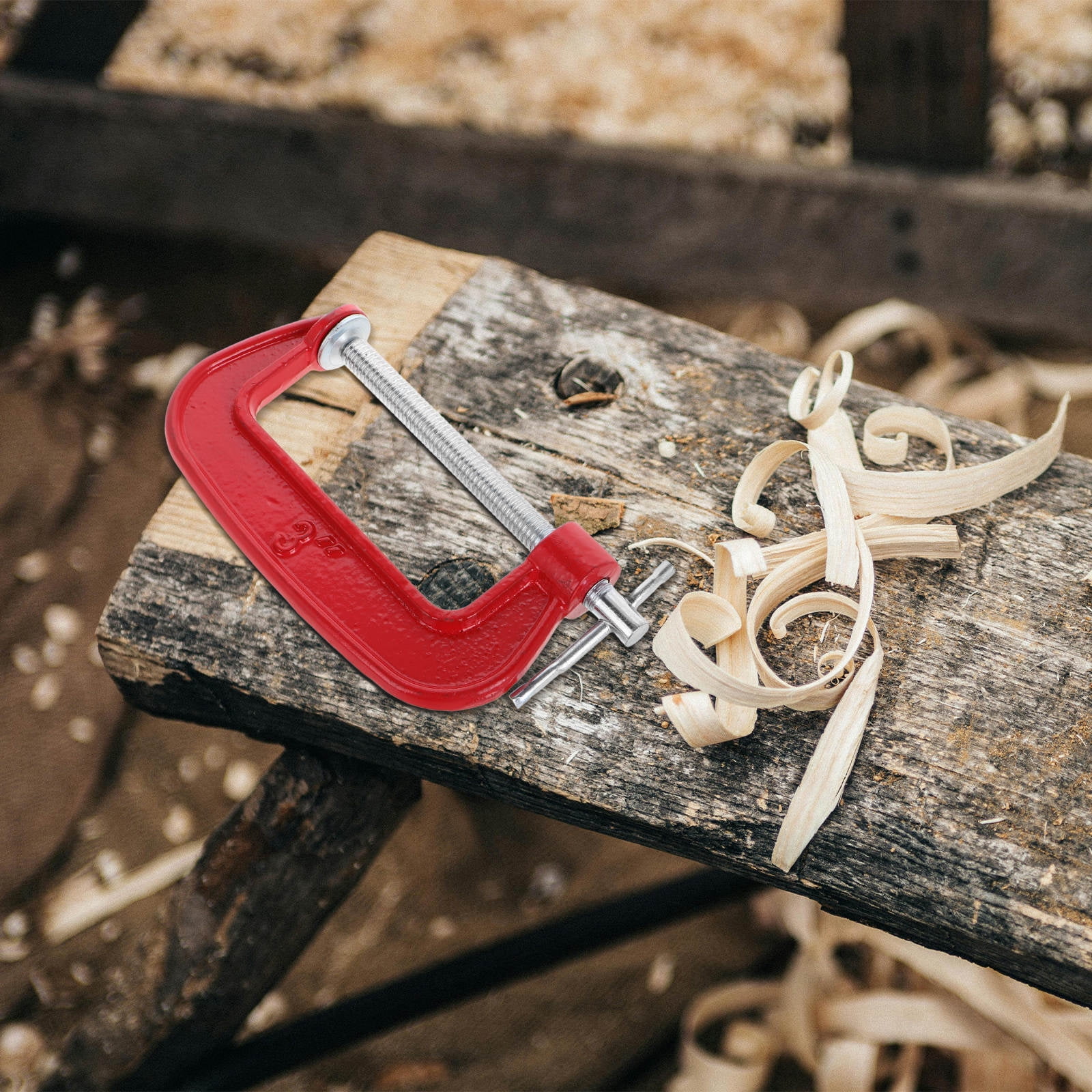 HOMEMAXS 6pcs Mini Metal C Clamps For Mounting Heavy Duty Woodworking U ...