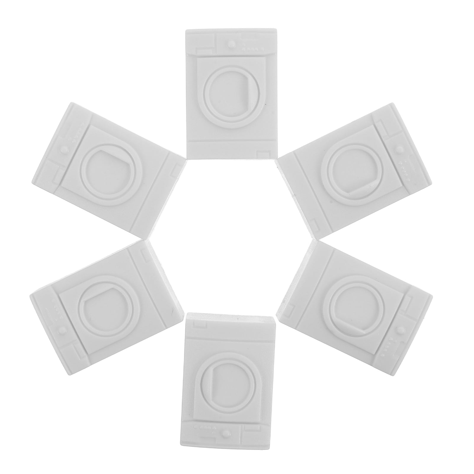 HOMEMAXS 6pcs Mini Washing Machine Toy For Dollhouse Realistic Mini ...