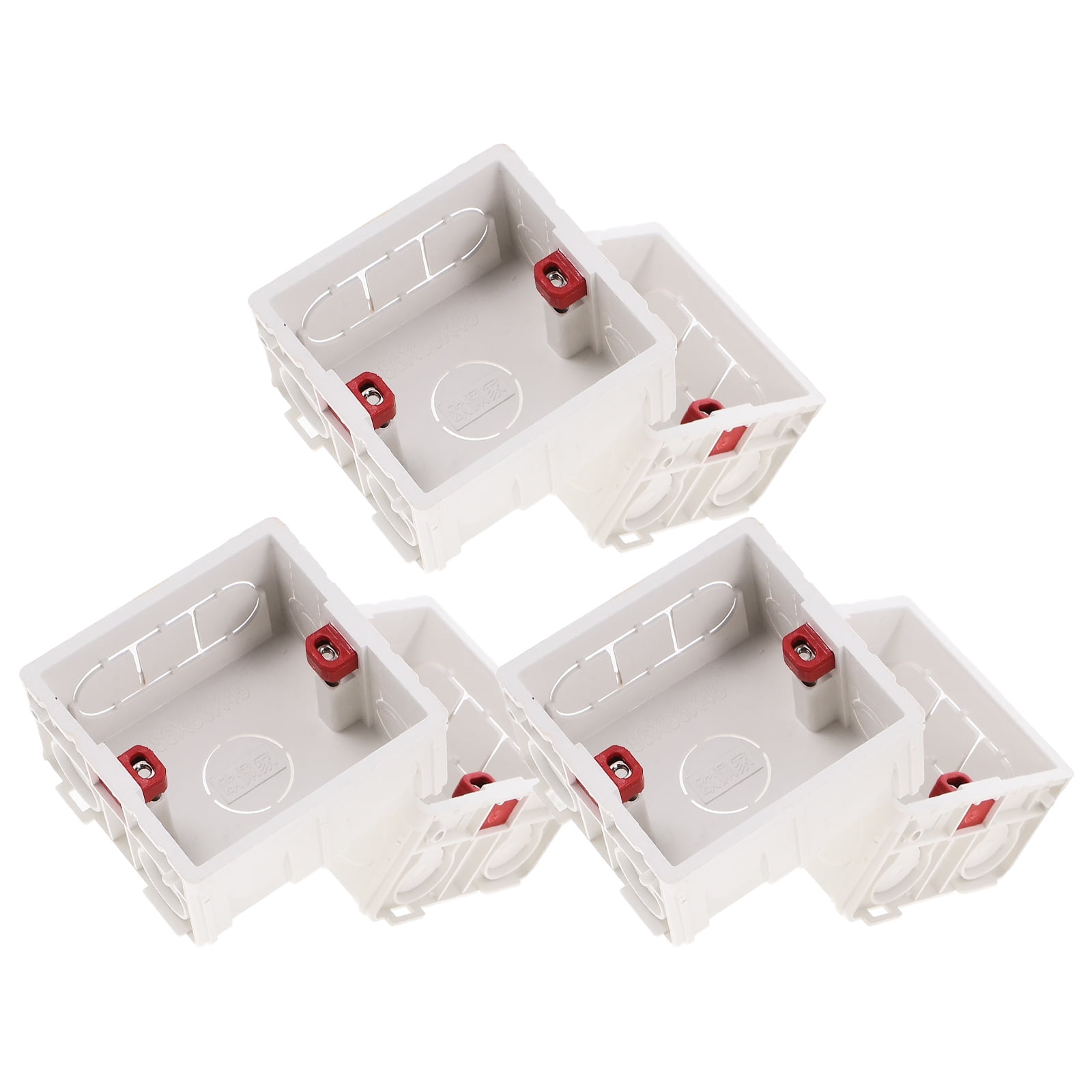 HOMEMAXS 6pcs Outlet Box Heavy-duty Pvc Box Universal Junction Box For ...