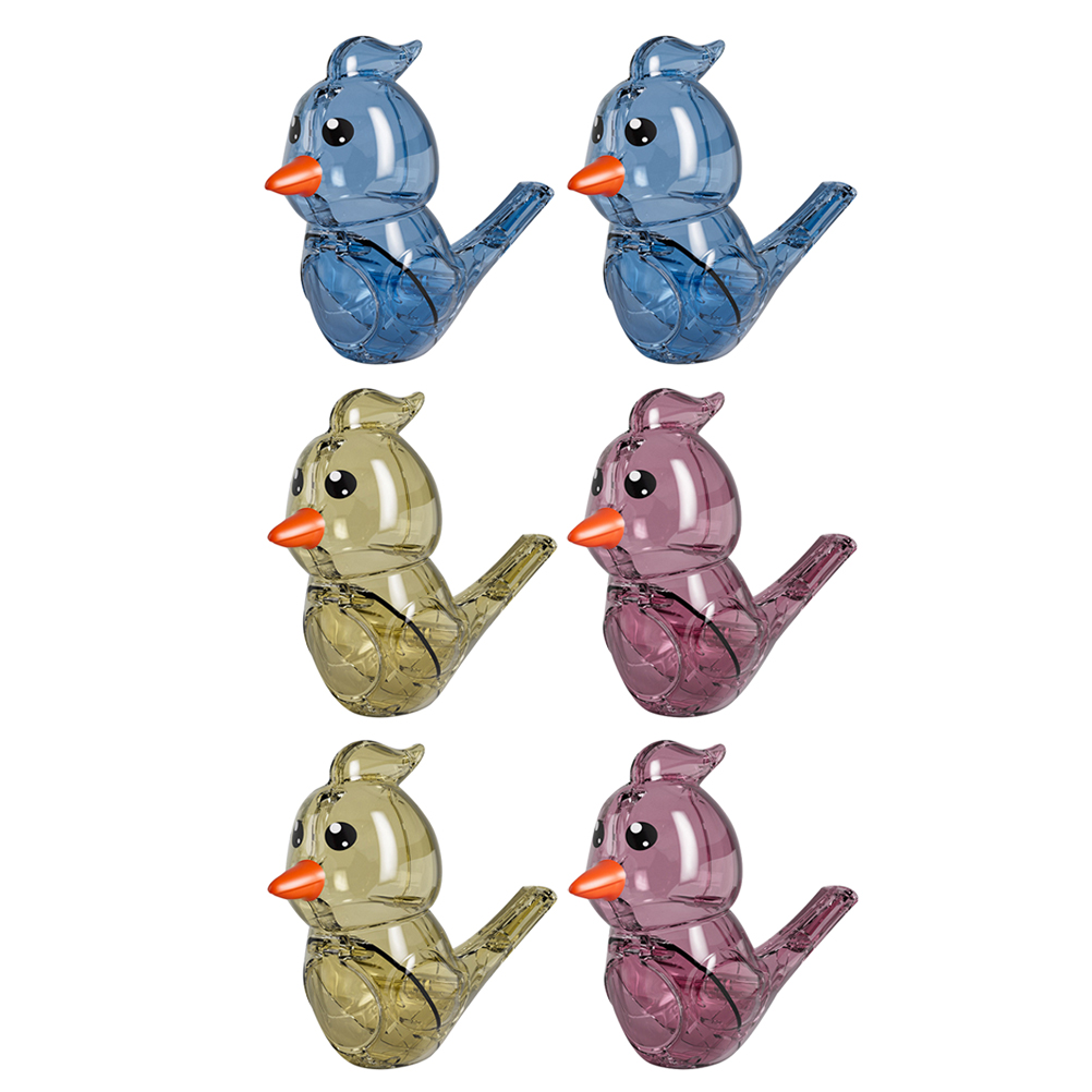 6pcs Plastic Bird Kids Whistles Party Favors And Interactive Musical ...