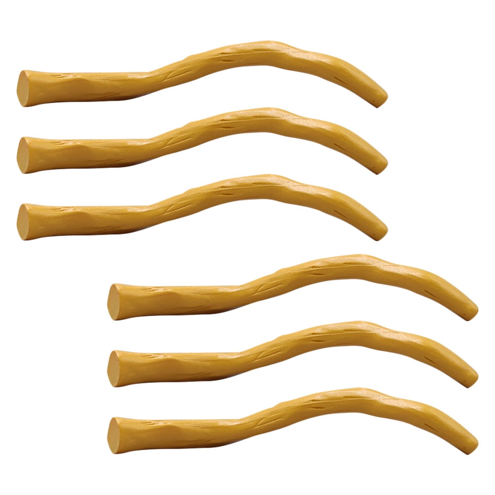 HOMEMAXS 6pcs Root Landscaping Flower Decorations Artificial Natural ...