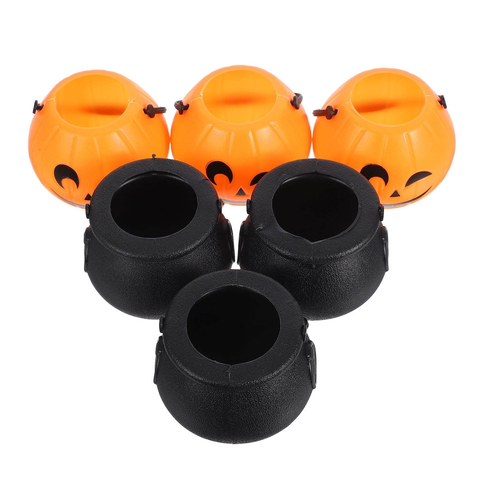 HOMEMAXS 6pcs Small Plastic Trick Or Treat Candy Containers Mini ...
