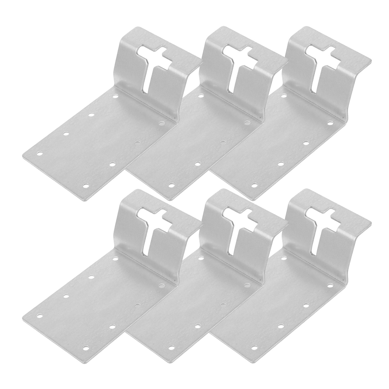 HOMEMAXS 6pcs T-Post Angle Brace For Fence Mailbox Birdhouse Mailbox ...