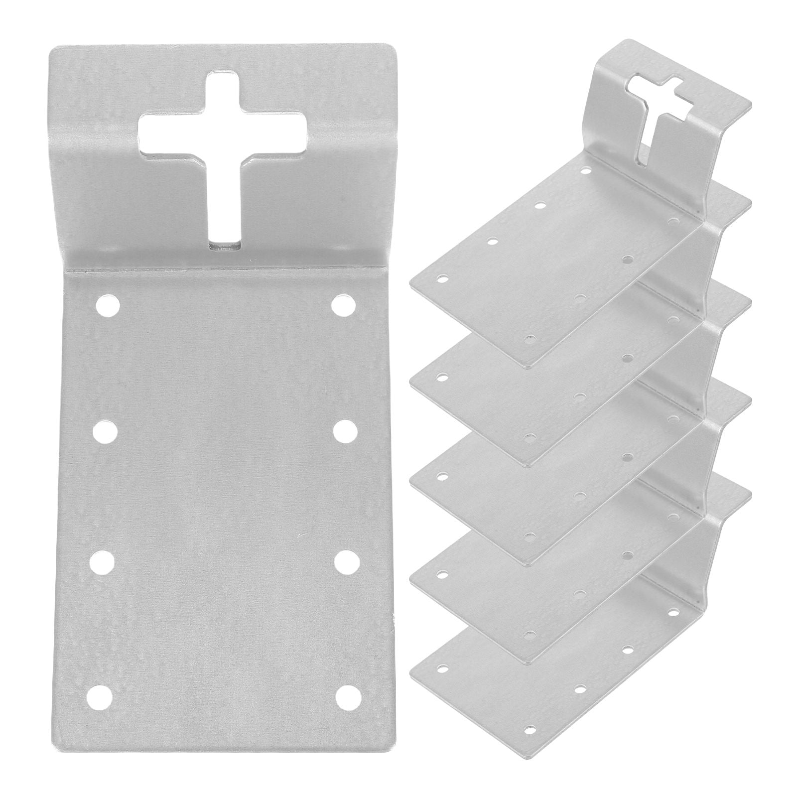 HOMEMAXS 6pcs T-Post Bracket Vertical Mounting Bracket For Birdhouse ...