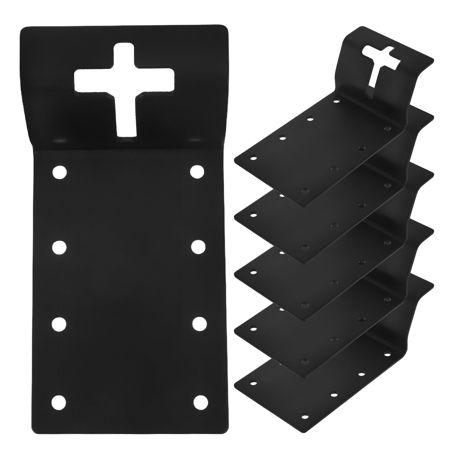 HOMEMAXS 6pcs T-Post Bracket Vertical Mounting Bracket For Birdhouse ...