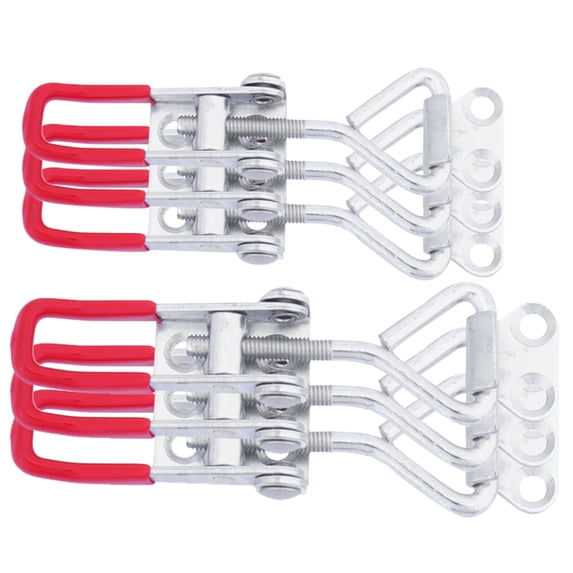 HOMEMAXS 6pcs Toggle Clamp Latch Heavy Duty Toggle Clamp Latch Hasp ...