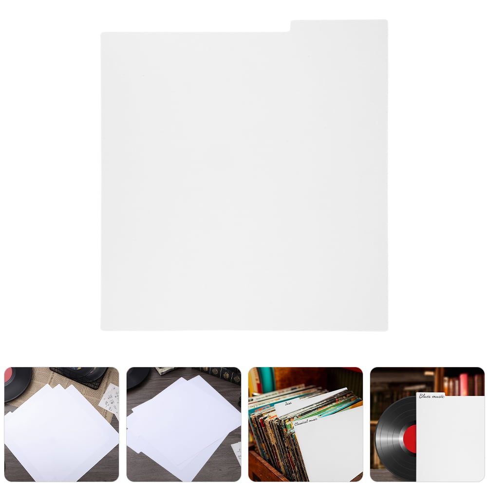HOMEMAXS 6pcs Vinyl Record Dividers Plastic Vinyl Record Separators ...