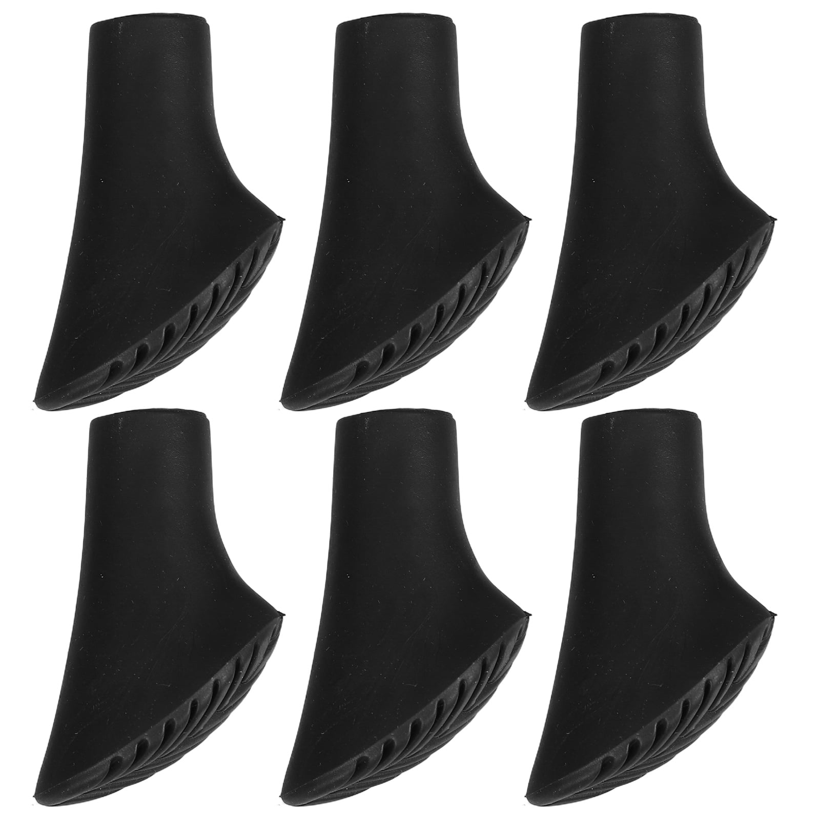 HOMEMAXS 6pcs Walking Pole Tips Rubber Hiking Stick Protectors ...