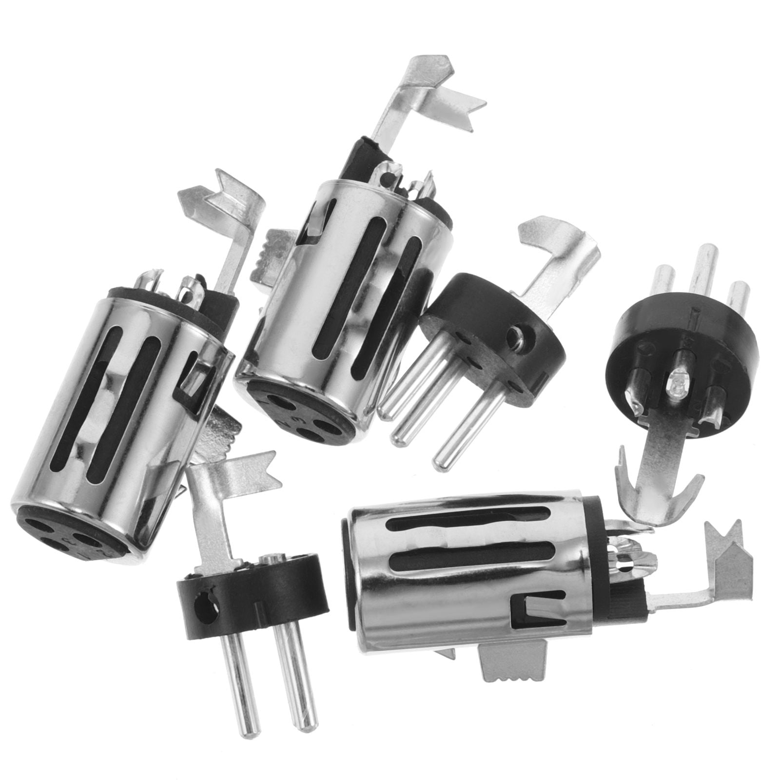 HOMEMAXS 6pcs XLR Adapter for Music Equipment XLR 3 Pin Gender Changers ...