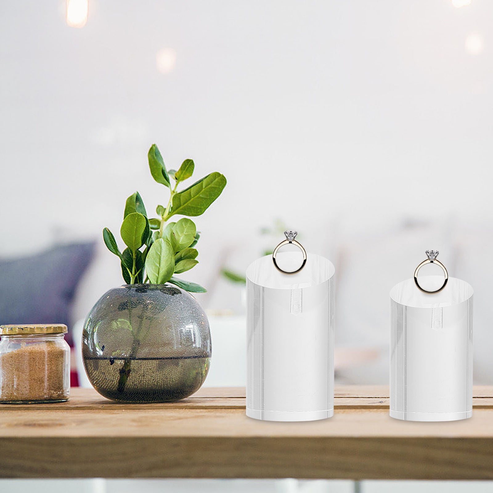 HOMEMAXS 7 Pcs Acrylic Display Supports Display Brackets Display Racks ...