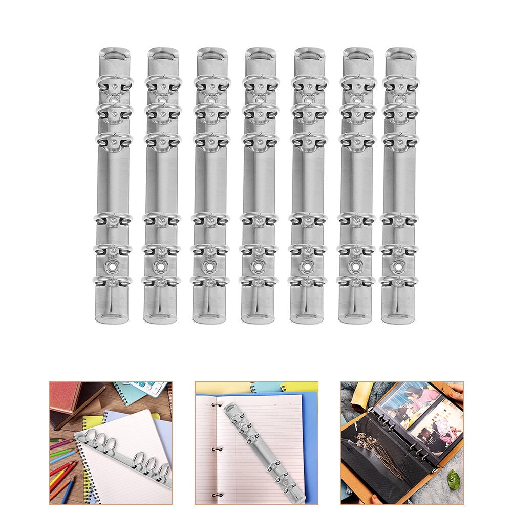HOMEMAXS 7 Pcs Notebooks Binding Accessories Binder Rings Mechanisms ...