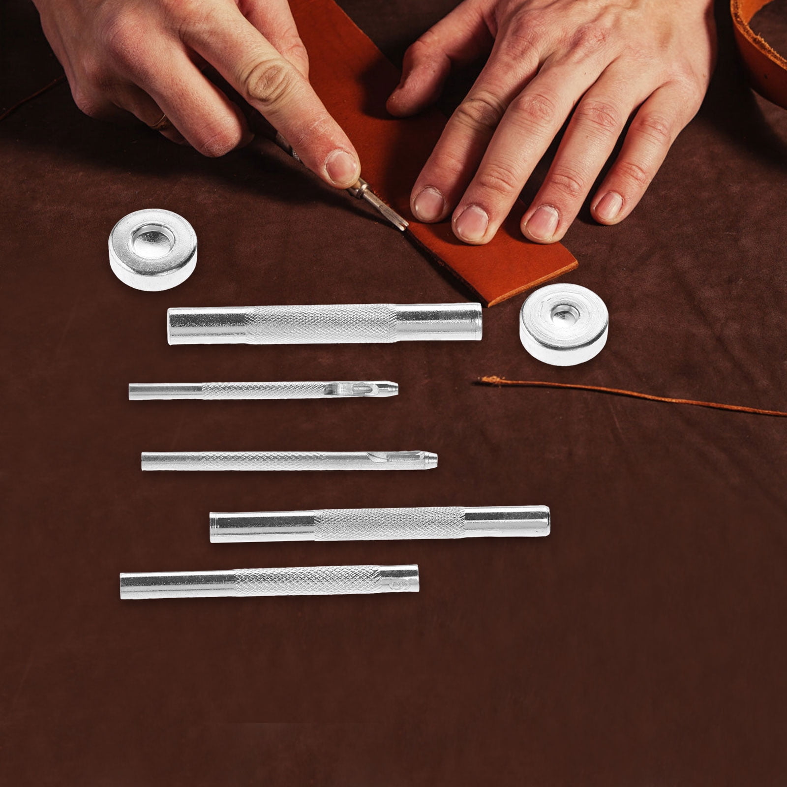 HOMEMAXS 7 Pcs Riveter Rivet Installation Tool 8.00X0.90X0.90CM Silver ...