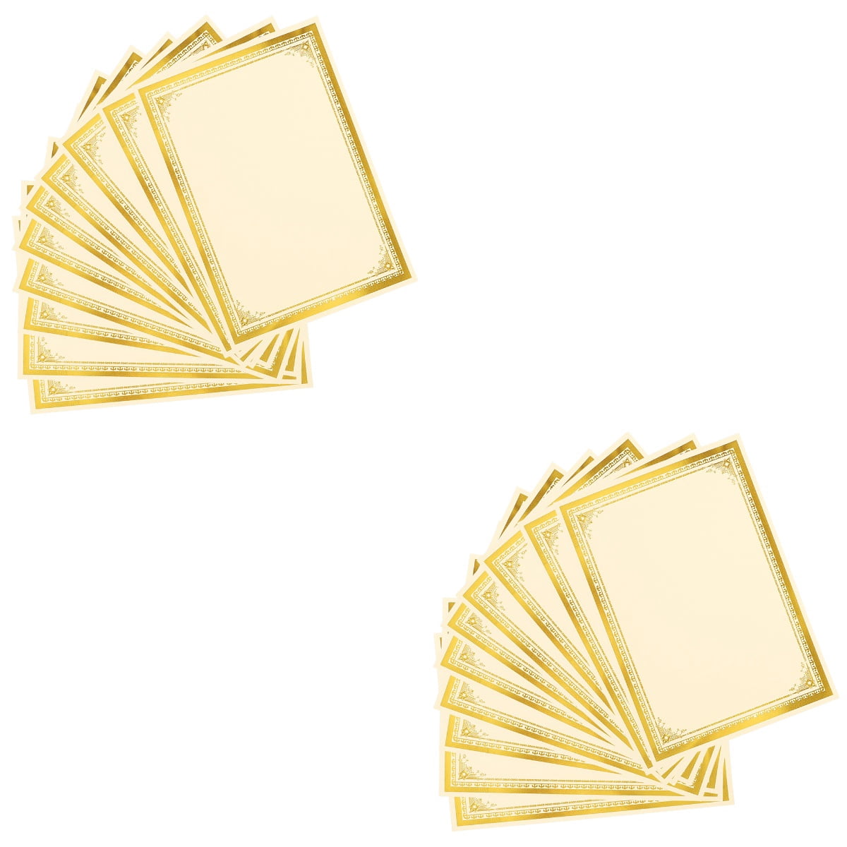 HOMEMAXS 70 pcs Blank Certificate Paper Award Paper Award Certificate ...