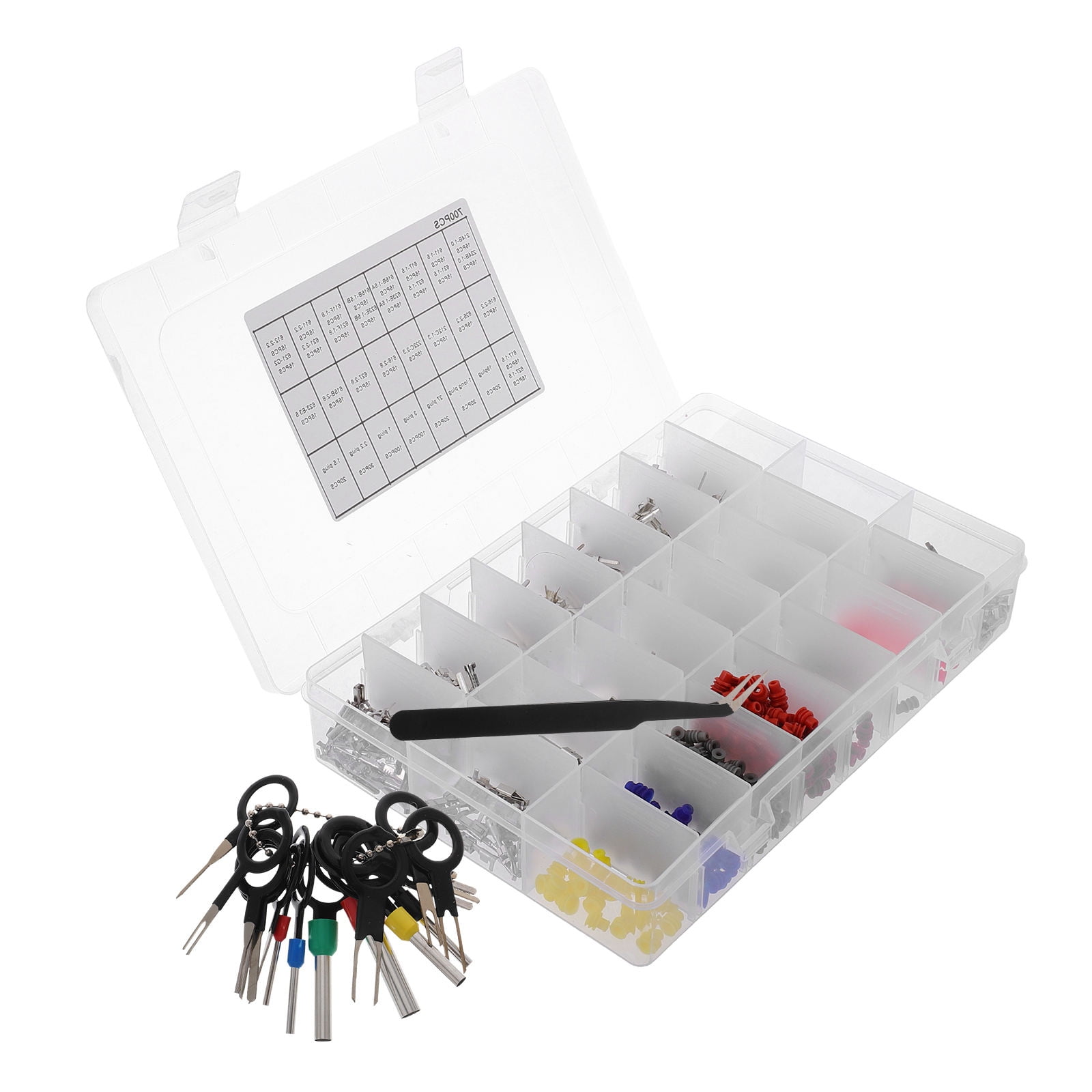 700pcs Crimp Terminal Set Electrical Pin Connectors Wiring Terminal ...