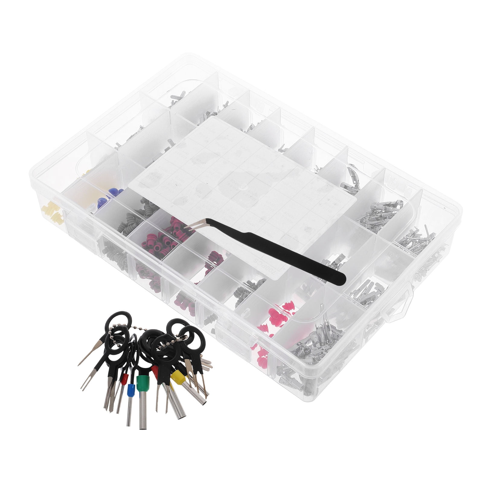 HOMEMAXS 700pcs Electrical Connector Kit Crimp Terminals Automotive Pin ...