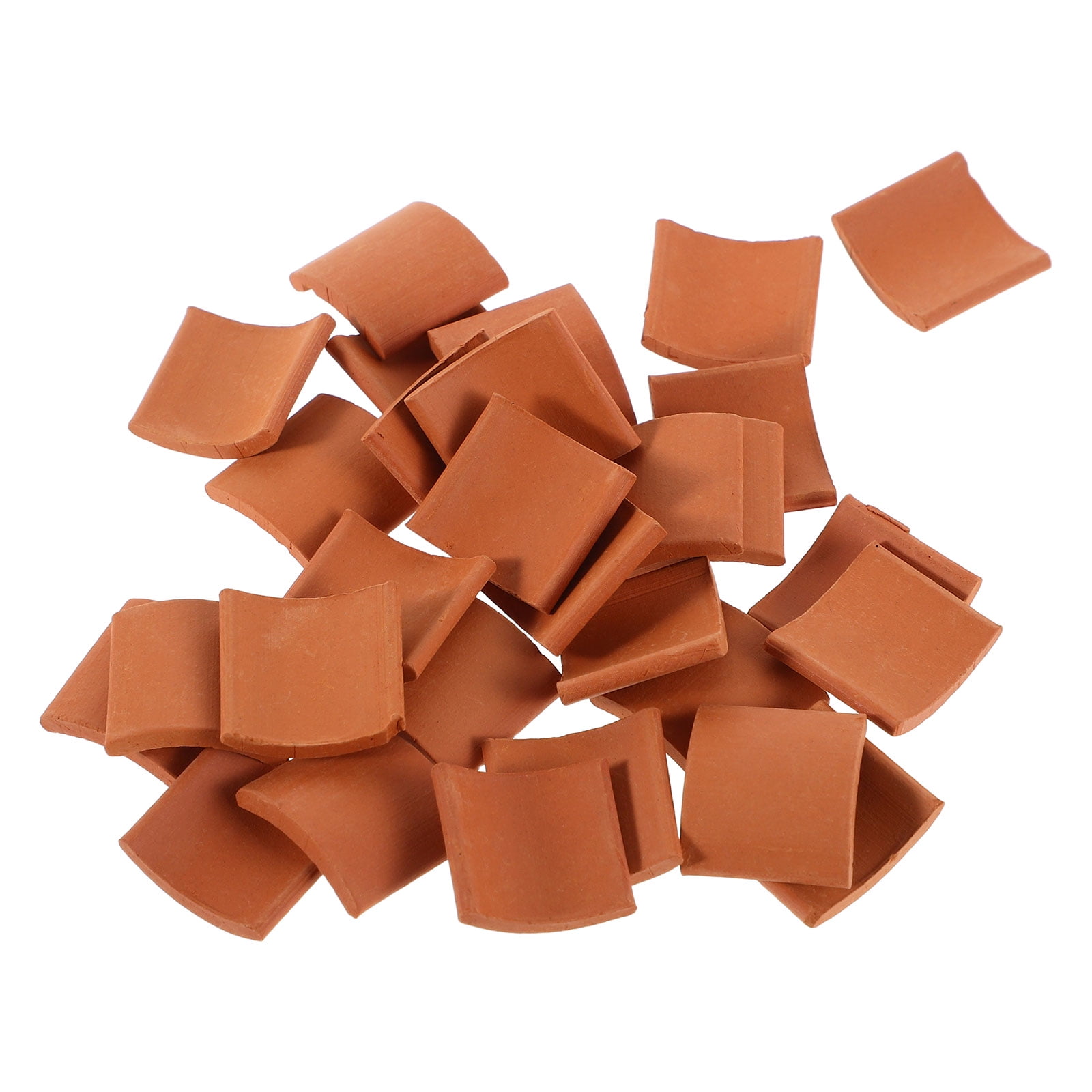 HOMEMAXS 70pcs 1:16 Miniature Scale Bricks Ceramic Craft Tiles Diy ...