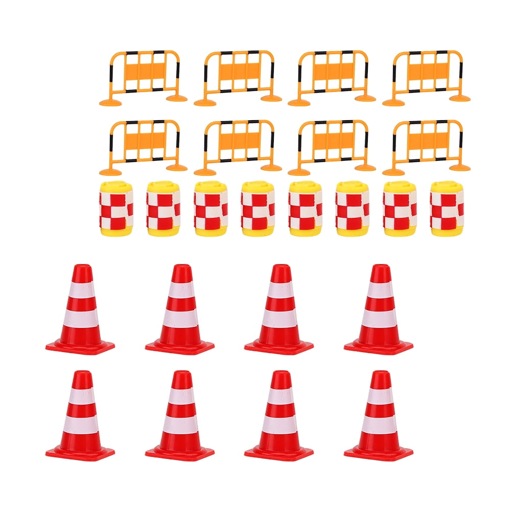 72 pcs Kids Road Cones Toy Traffic Roadblock Toys Children Educational ...