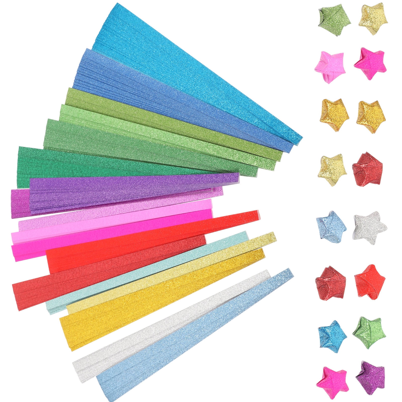 HOMEMAXS 720 Sheets Paper Folding Origami Star Strips Child - Walmart.com