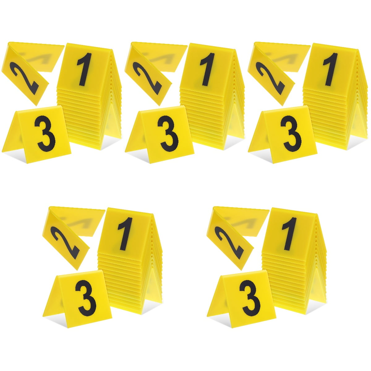HOMEMAXS 75 Pcs Crime Scene Markers Evidence Markers Table Numbers ...