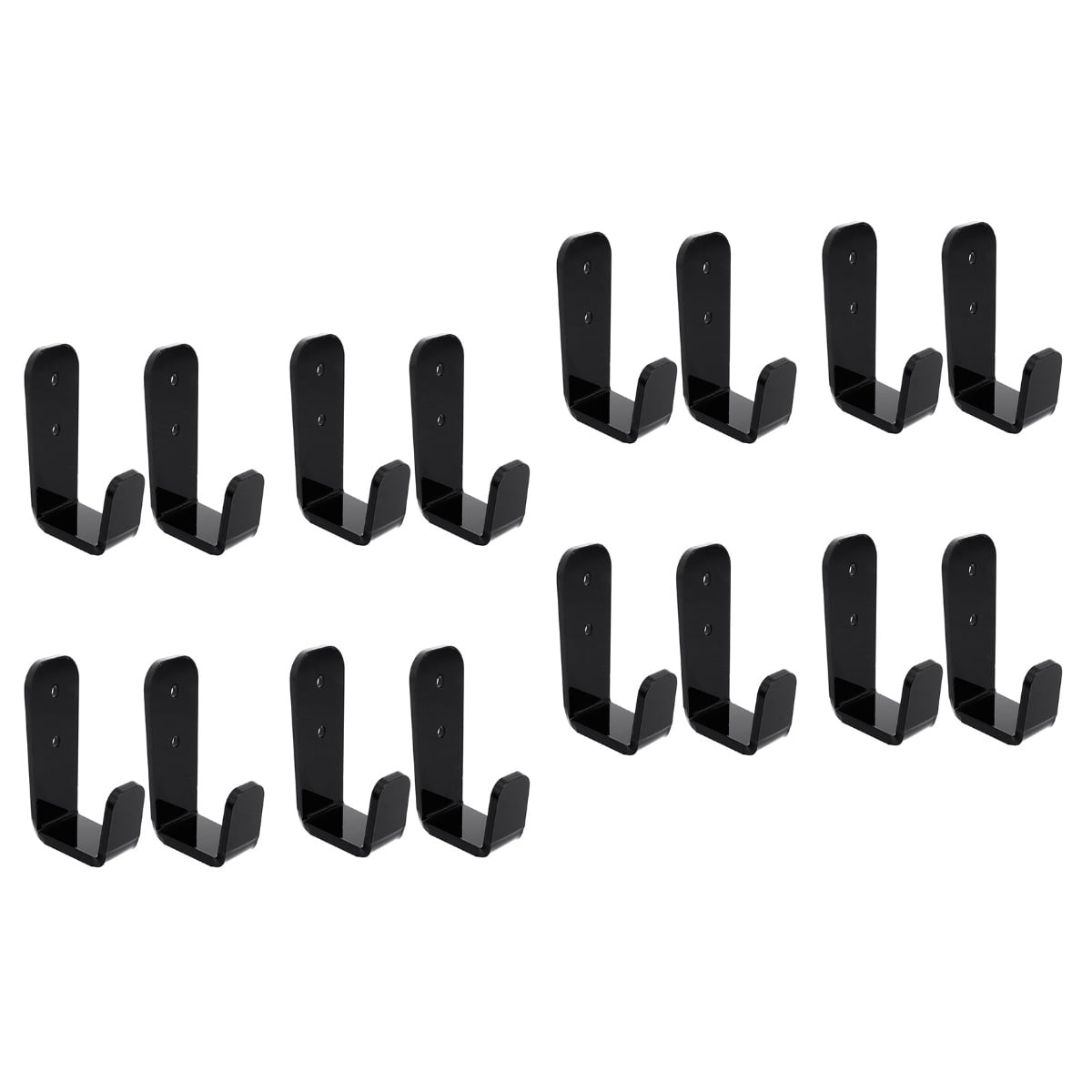 HOMEMAXS 8 Pairs Fishing Rod Wall Racks Hiking Poles Wall Organizers ...