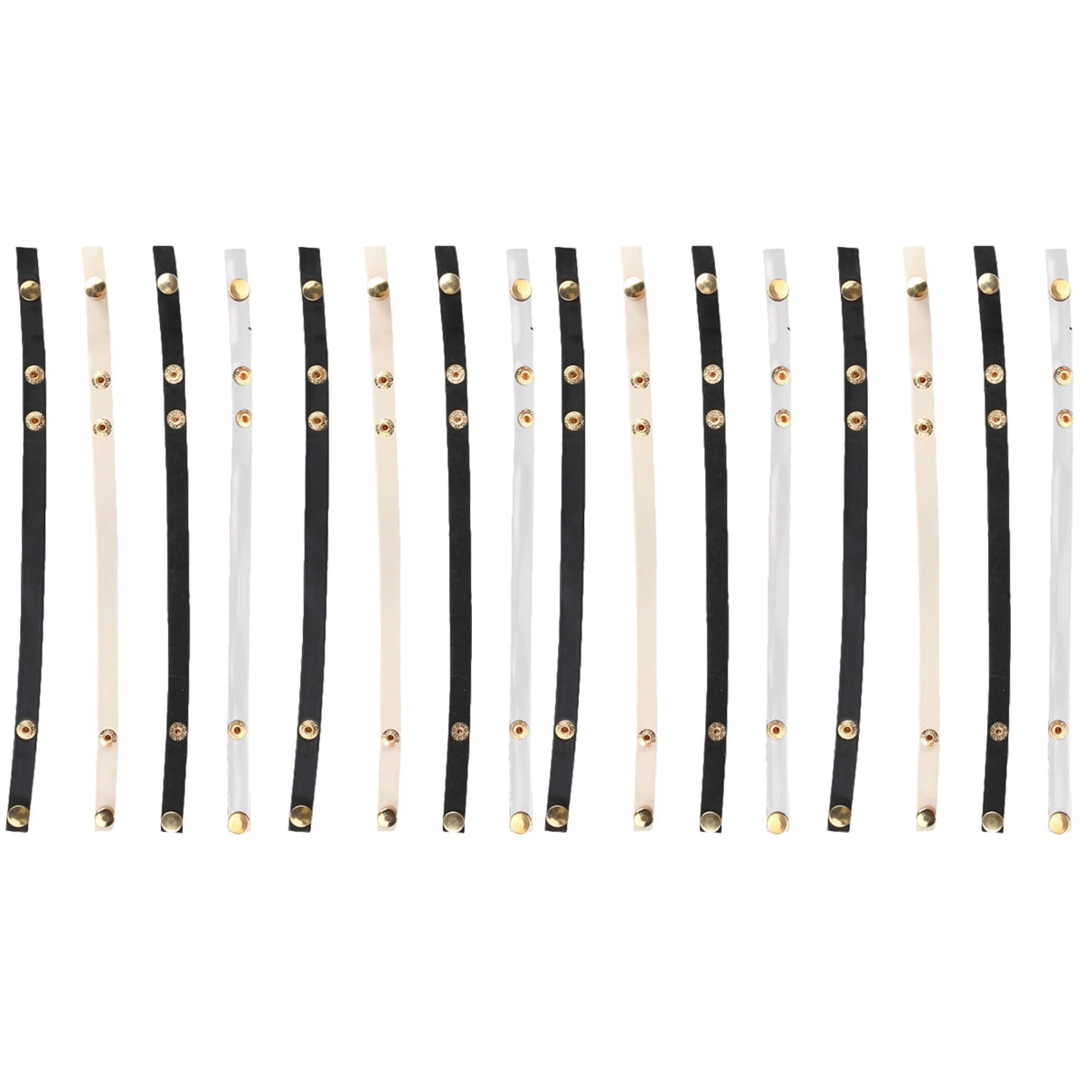 HOMEMAXS 8 Pairs Lady High Heels Snap Button Shoe Straps Replacement ...