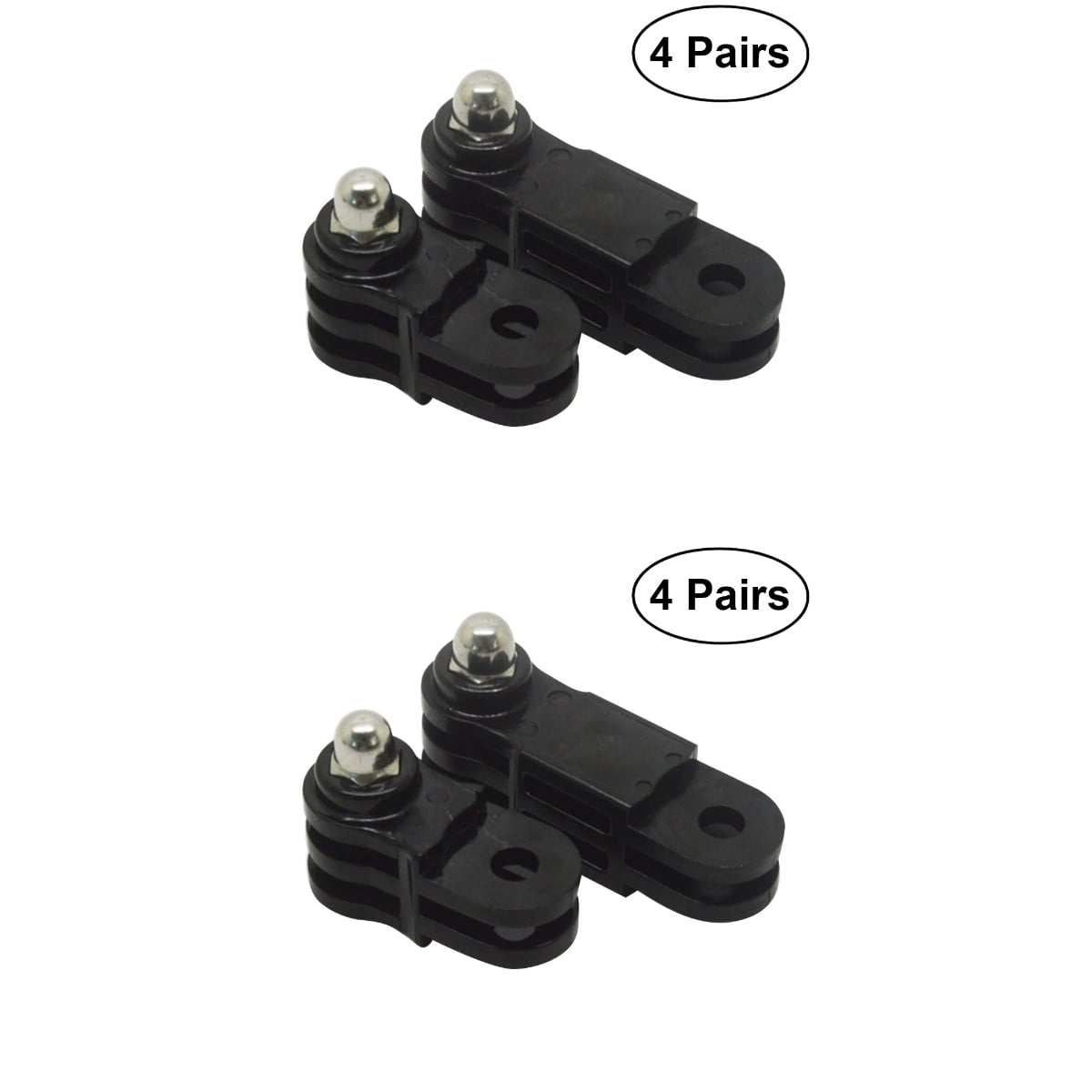HOMEMAXS 8 Pairs Long and Short Adjust Arm Straight Joints Mount Same ...