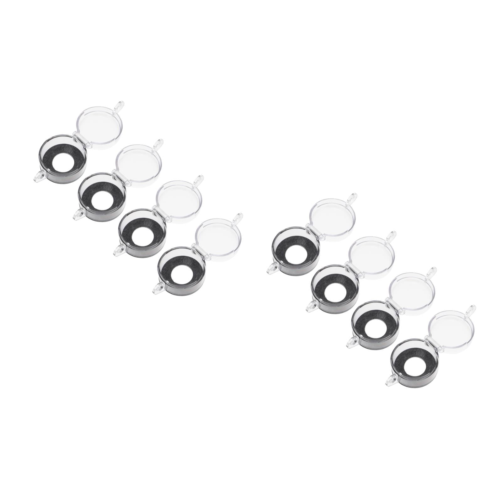 HOMEMAXS 8 Pcs Button Cover Protector Cylinder Push Button Protector Safety Push Button Cover ...