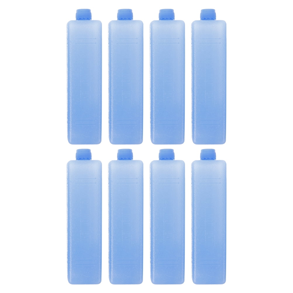 HOMEMAXS 8 Pcs Cooler Ice Packs for Bottles and Lunch Bags Reusable ...