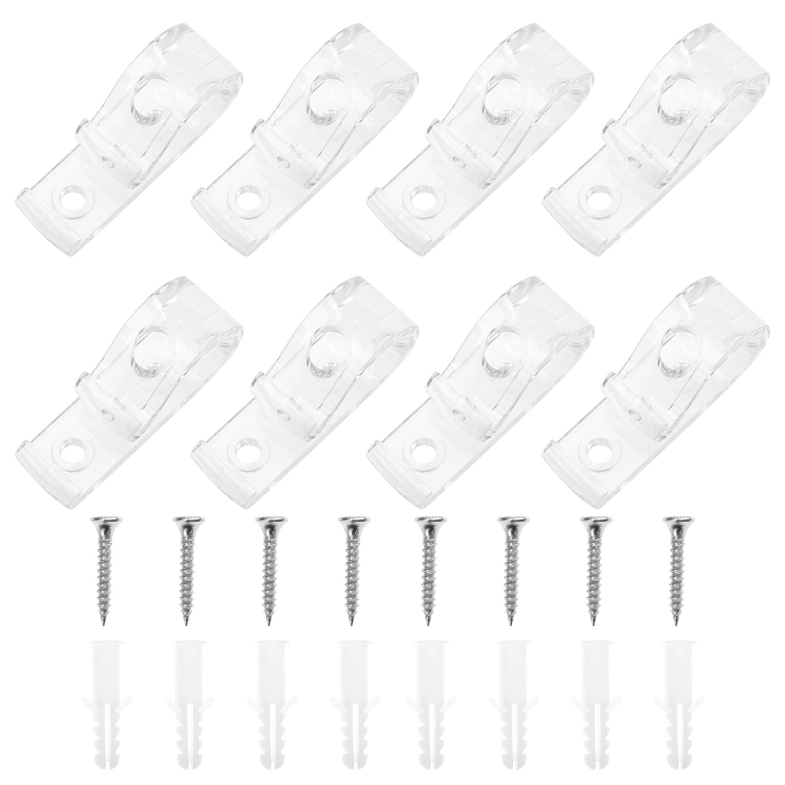 HOMEMAXS 8 Pcs Curtain Positioning Hook Exquisite Technology Hooks ...