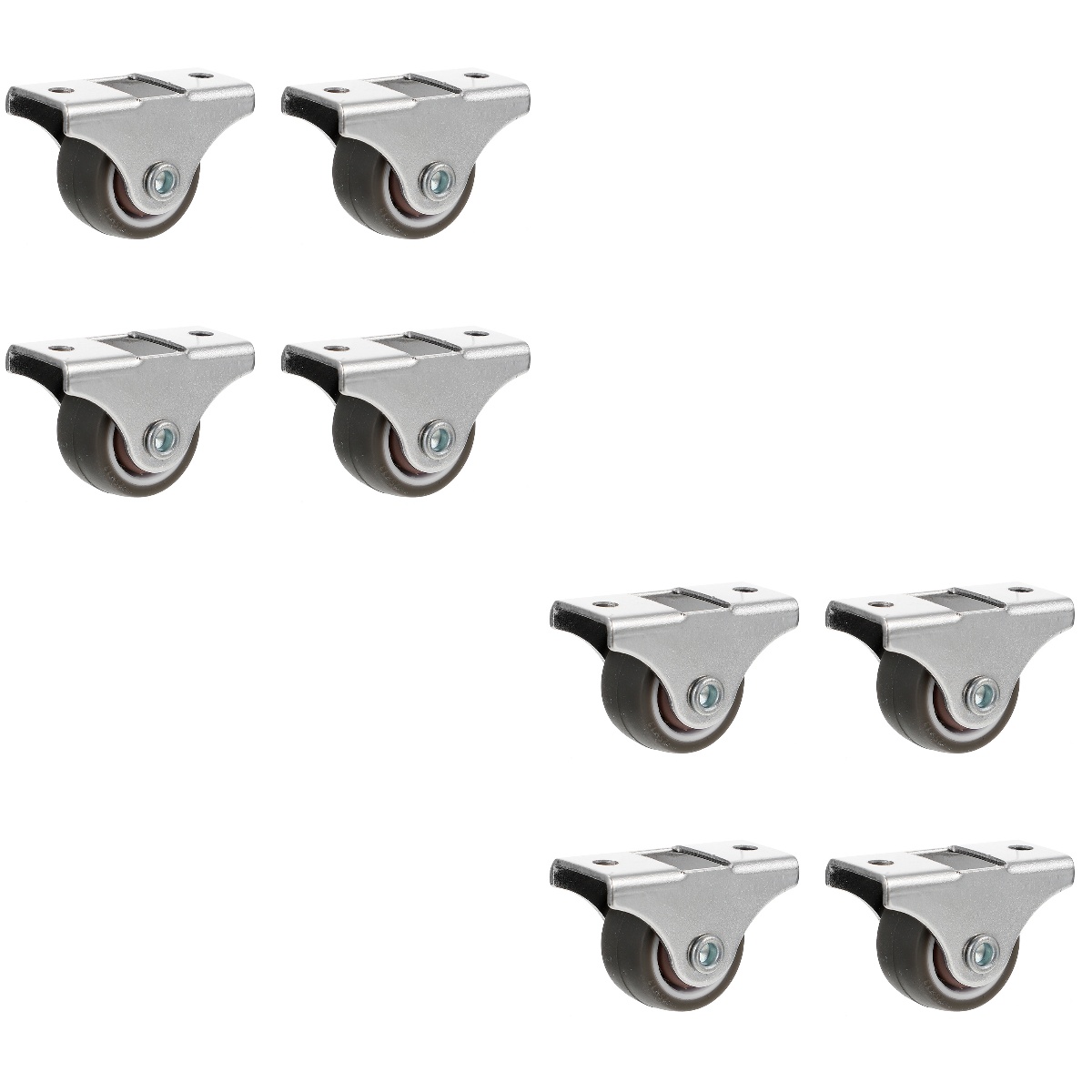 HOMEMAXS 8 Pcs Directional Casters Furniture Silent Casters Movable ...