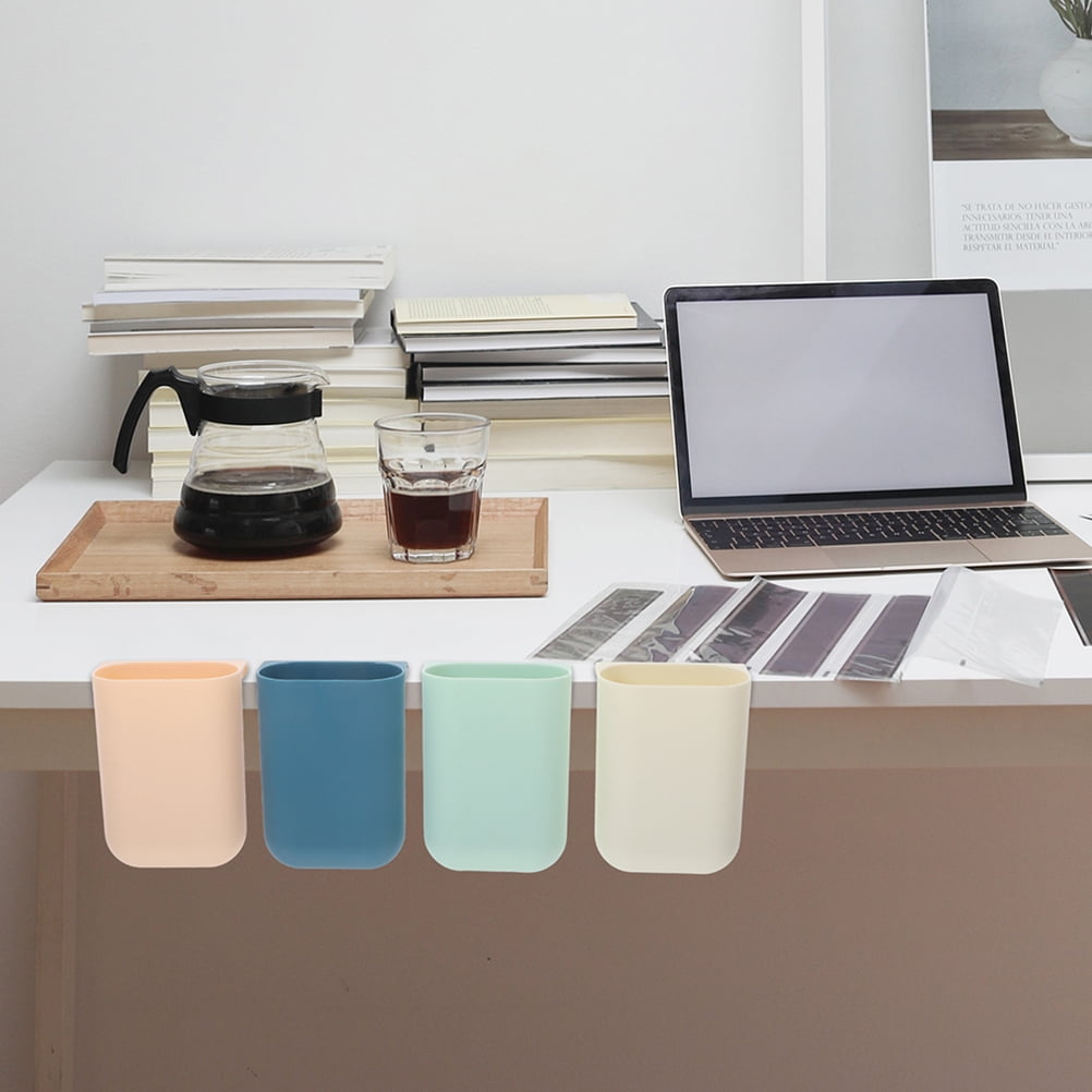 HOMEMAXS 8 Pcs Hanging Cup Holders Trolley Basket Storage Rolling Cart ...