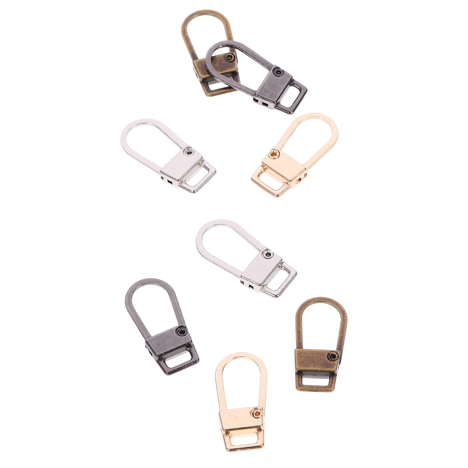 8 Pcs Movable Zipper Pull Tab Toilet Lid Sticker Drain Spill Sealer ...